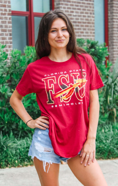Florida State Seminoles Apparel - Women's FSU T-Shirts & Jerseys – Bows ...